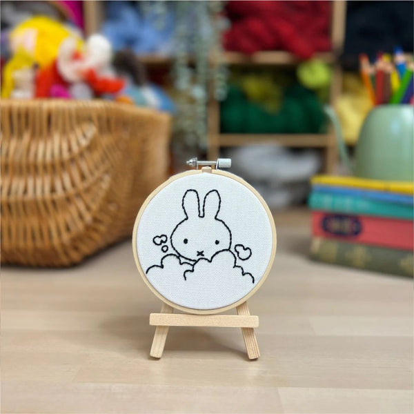 Miffy in the Bath Mini Embroidery Kit - Cute Gift for Kids & Adults