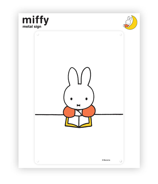 Miffy book Metal Sign - Timeless Character Favourite