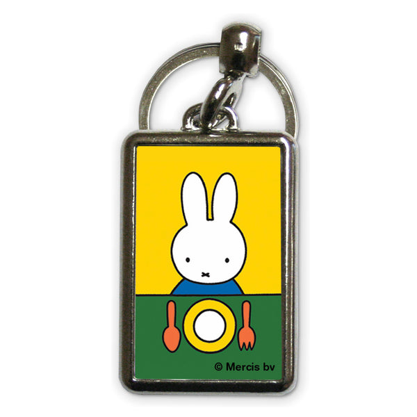 Miffy Ready to Eat Metal Keyring - Charming Gift for Fans Young & Old