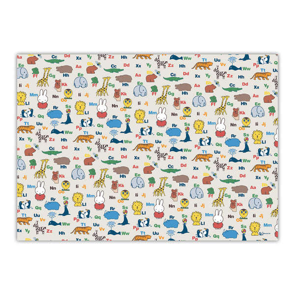 Miffy Alphabet Animals Gift Wrap – Miffy Shop